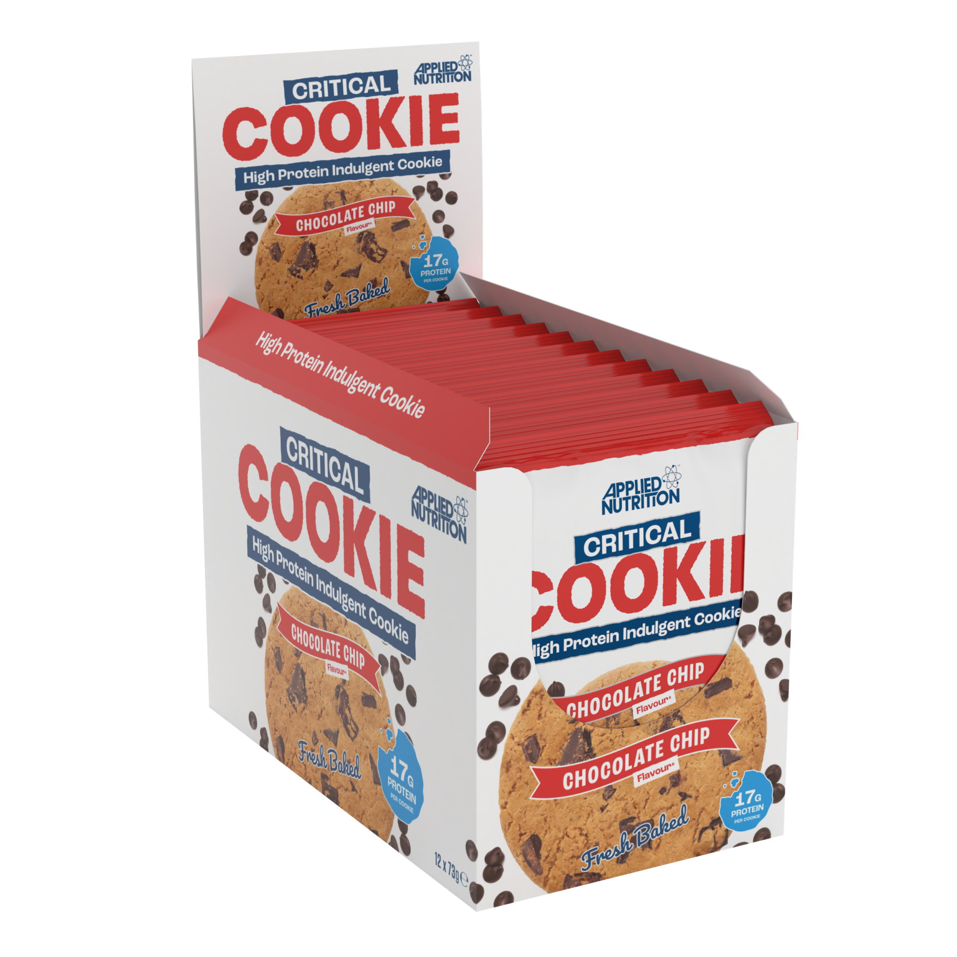 Critical Cookie Box 73gx12 Critical Cookie 73gx12 Chocolate Chip